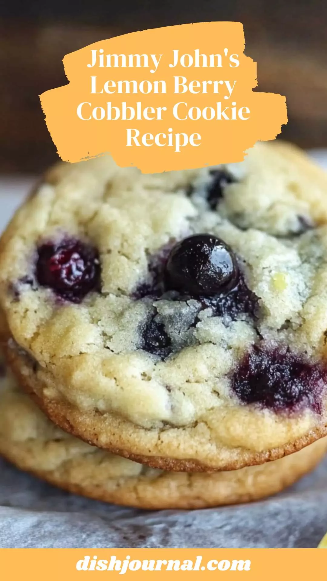 Jimmy John's Lemon Berry Cobbler Cookie Recipe – Dish Journal