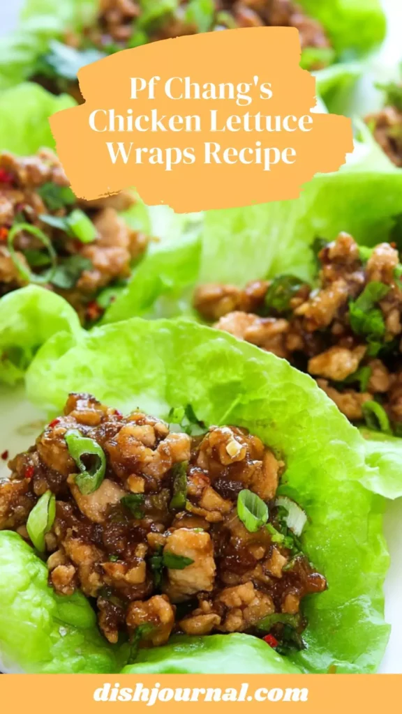 Pf Chang's Chicken Lettuce Wraps Recipe – Dish Journal