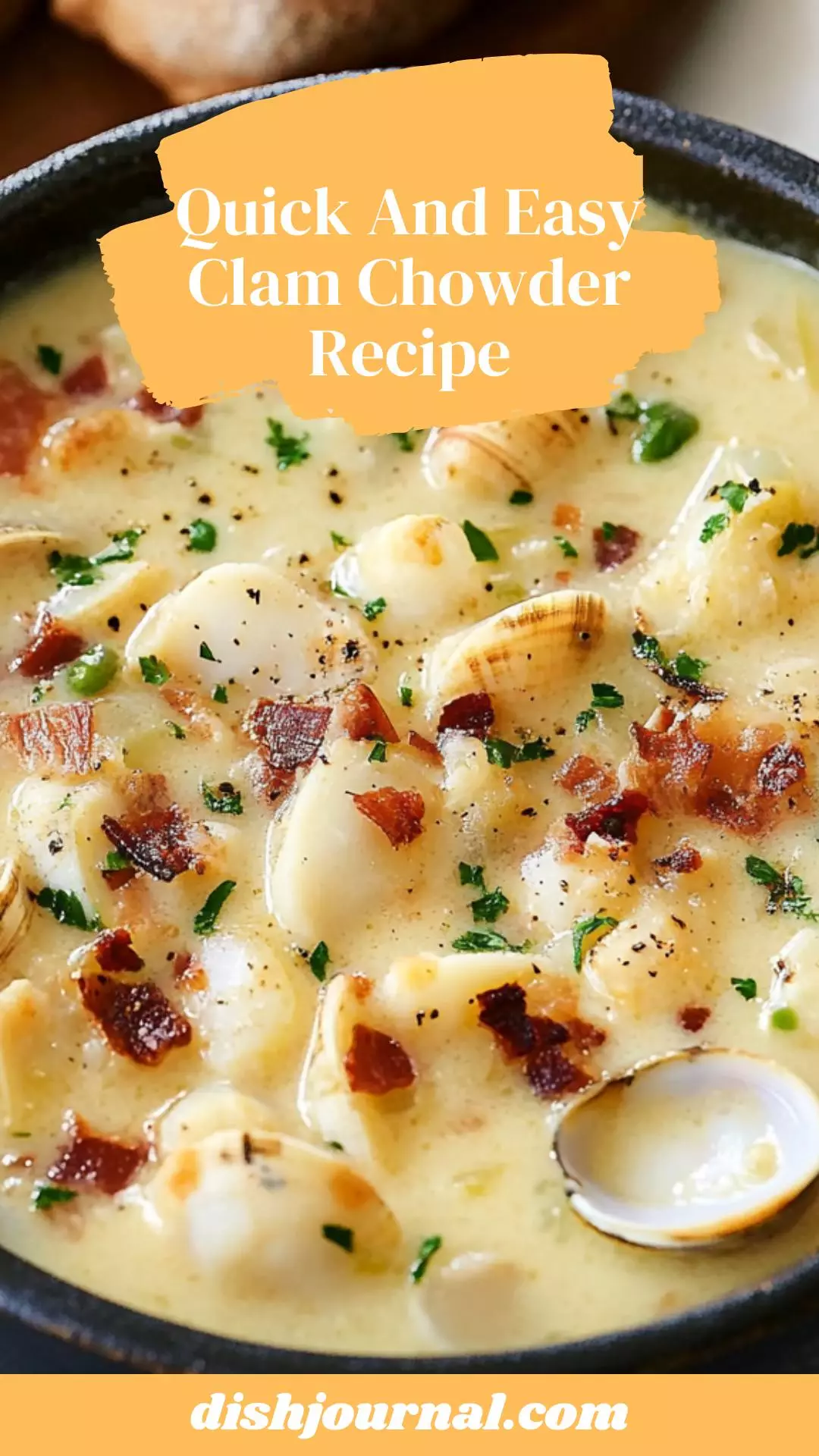 Quick And Easy Clam Chowder Recipe – Dish Journal