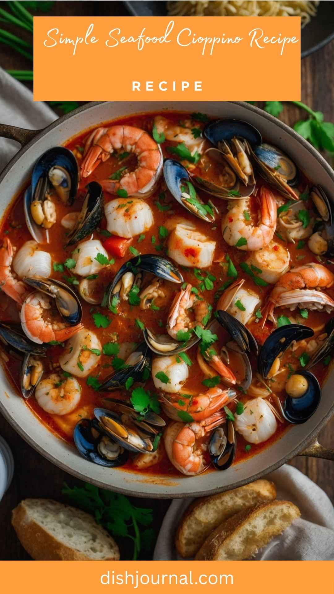 Simple Seafood Cioppino Recipe Dish Journal