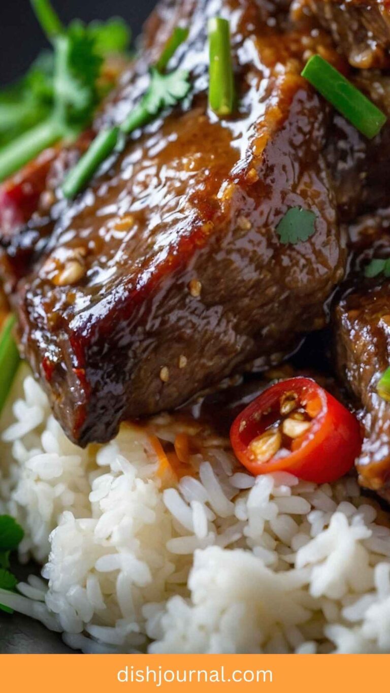 Slow Cooker Asian Short Ribs Recipe - Dish Journal